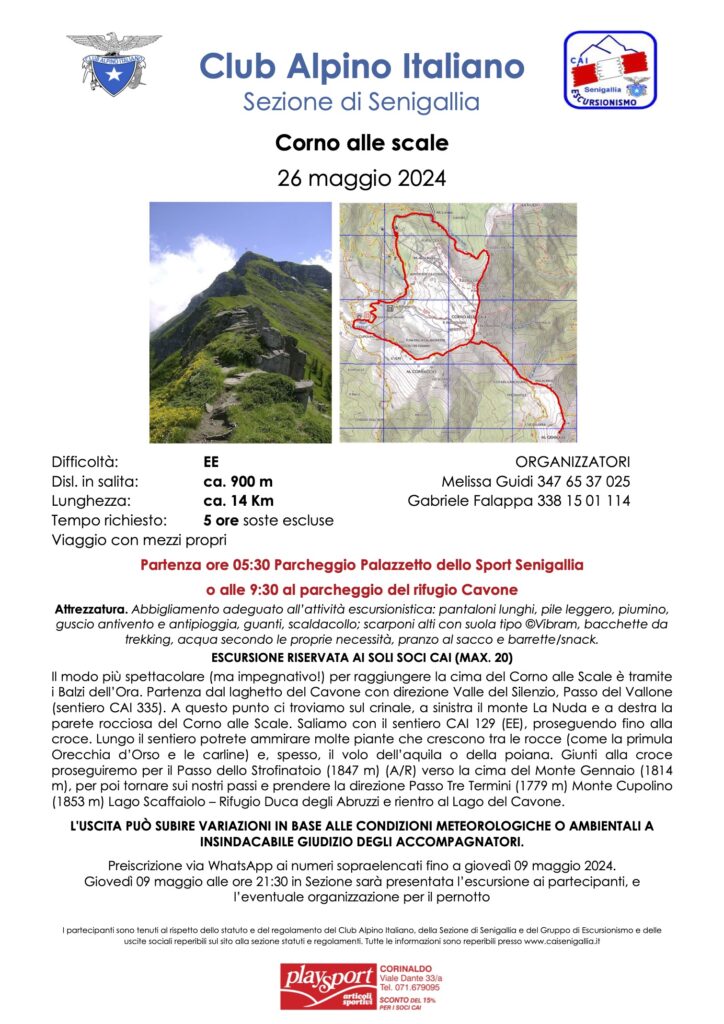 Corno alle Scale - Club Alpino Italiano - Sezione di Senigallia